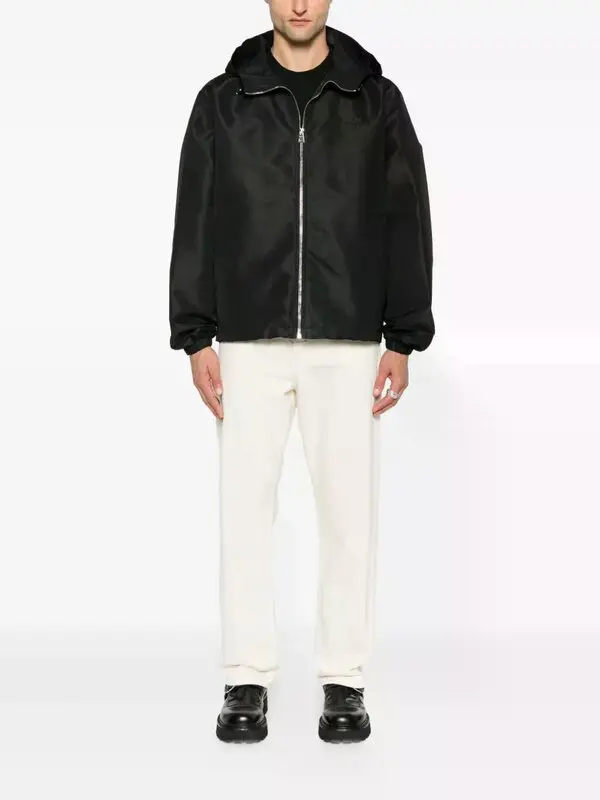 Givenchy Zip-up Hooded Jacket - Black