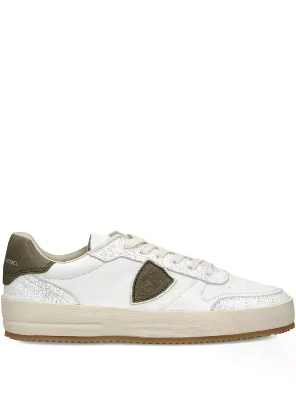 Philippe Model Leather Panelled Sneakers