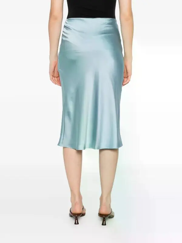 Herno Satin Bias-cut Skirt