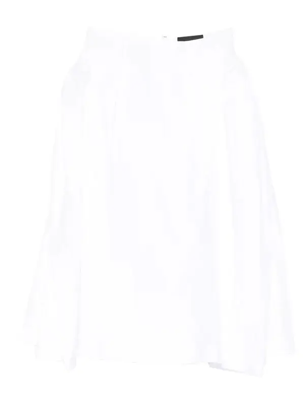 Simone Rocha Bow Hip-detailed Midi Skirt - White