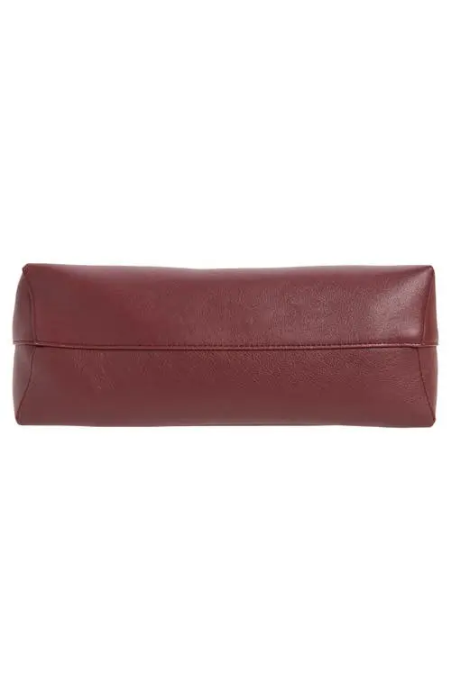 MANSUR GAVRIEL Candy Baguette Leather Shoulder Bag - Claret