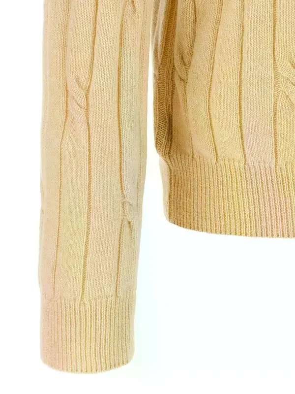 ZANONE Cable-knit Polo Shirt