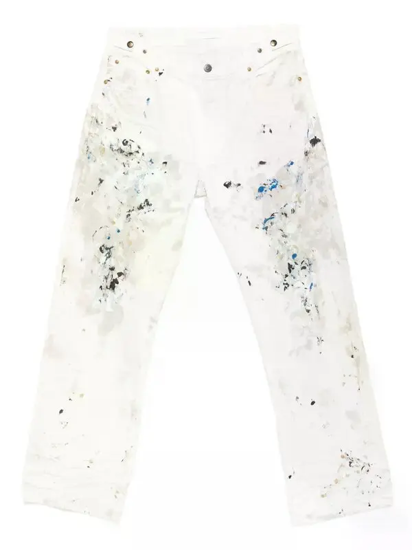 Mastercraft Union Paint-splatter Jeans - Neutrals