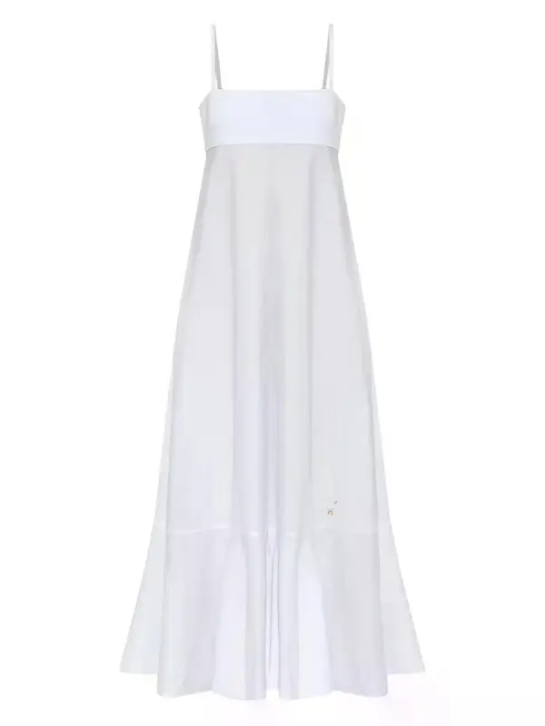 Moschino Embroidered Maxi Dress - White