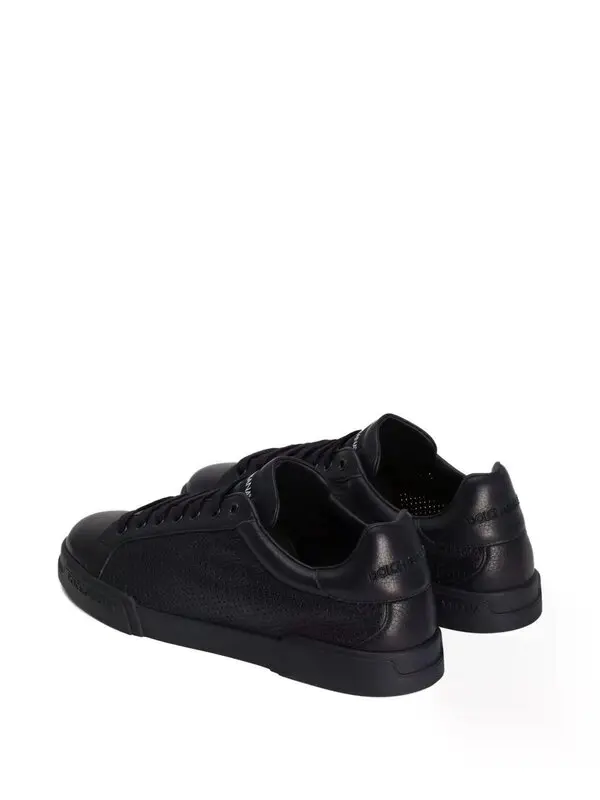Dolce & Gabbana Portofino Perforated Leather Sneakers