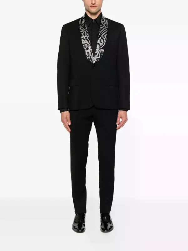 John Richmond Raw-edge Wool Trousers