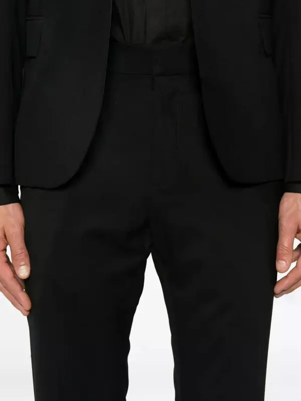 John Richmond Raw-edge Wool Trousers