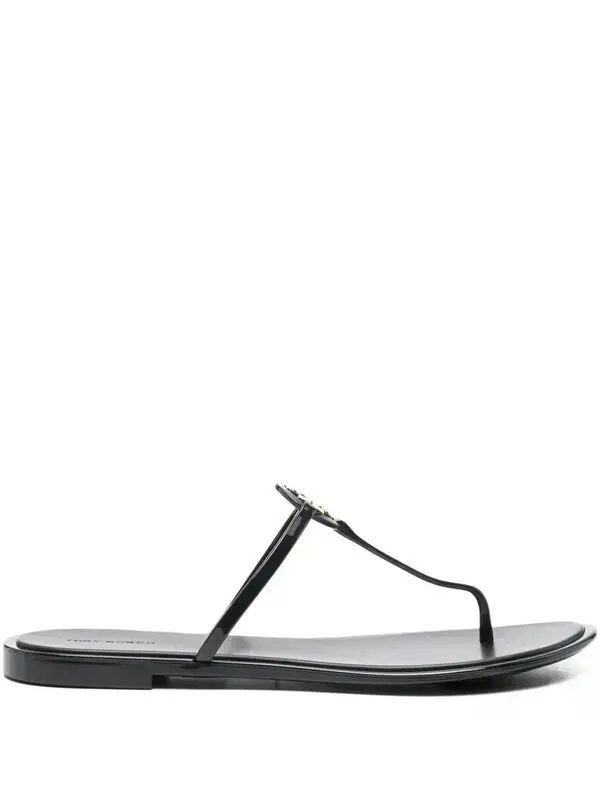 Tory Burch Mini Miller Jelly Sandals - Black