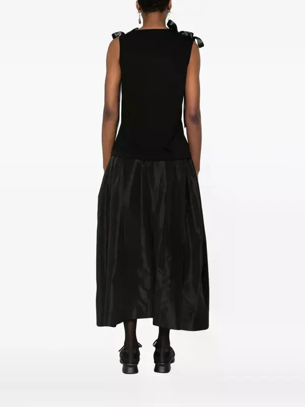 Simone Rocha Bow Ribbon Tank Top