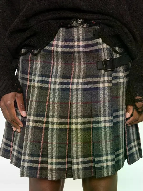 Burberry Wool Mini Skirt