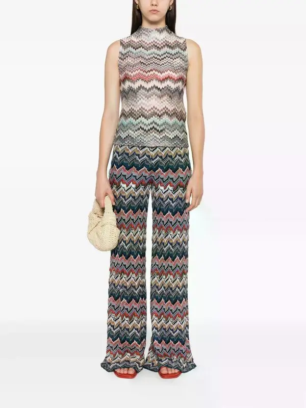 Missoni Embroidered-lace Palazzo Pants