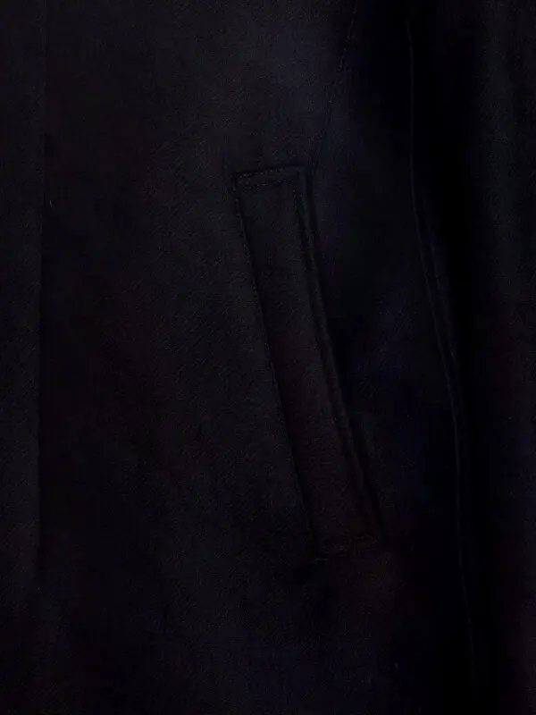 Herno Shearling-collar Zip-up Coat