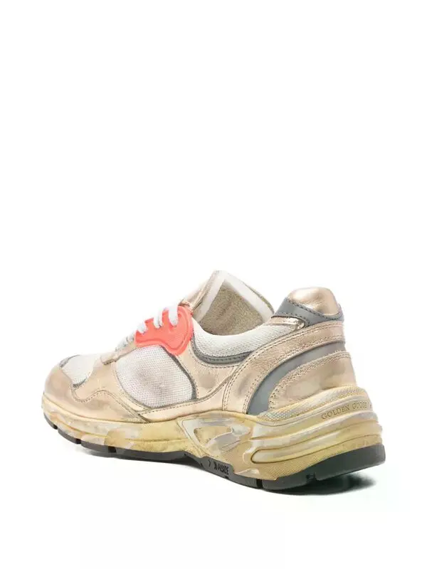 GOLDEN GOOSE Dad-star Metallic Sneakers - Neutrals