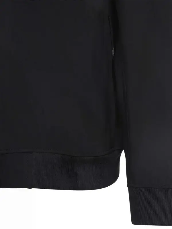 Stone Island Compass-appliqué Hooded Zip-front Jacket