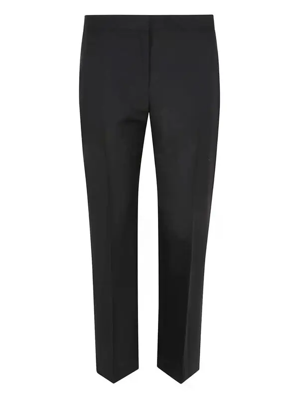 Alexander McQueen Wool Straight Leg Trousers