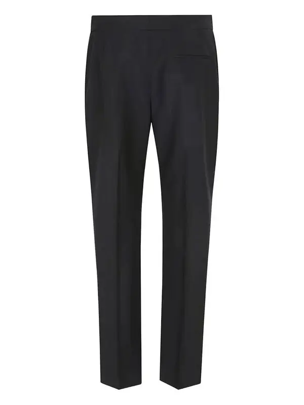 Alexander McQueen Wool Straight Leg Trousers
