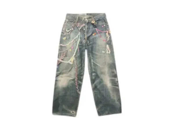 Acne Studios 1981f Baggy Fit Jeans - Blue