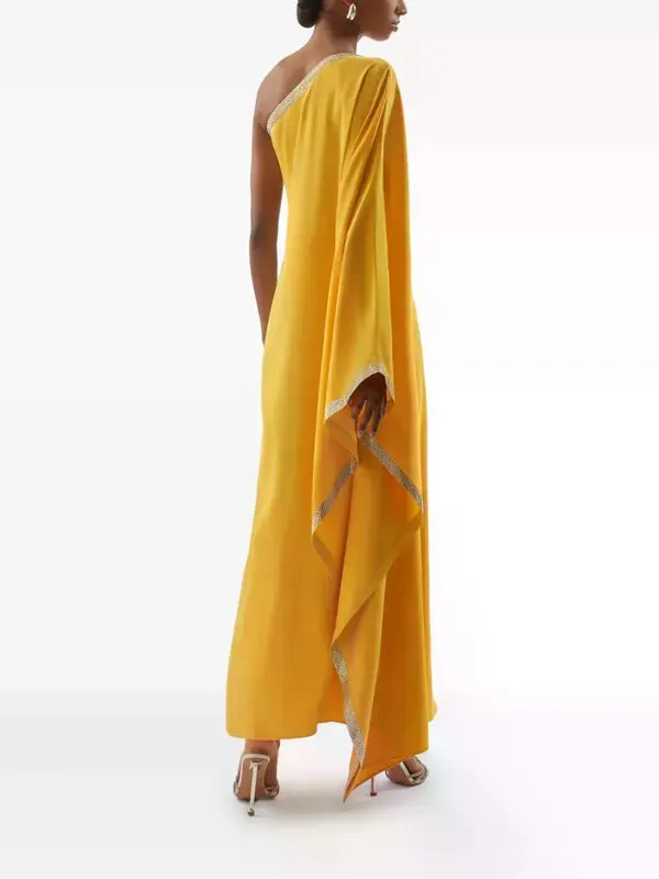 TALLER MARMO Betsy One-shoulder Gown - Orange
