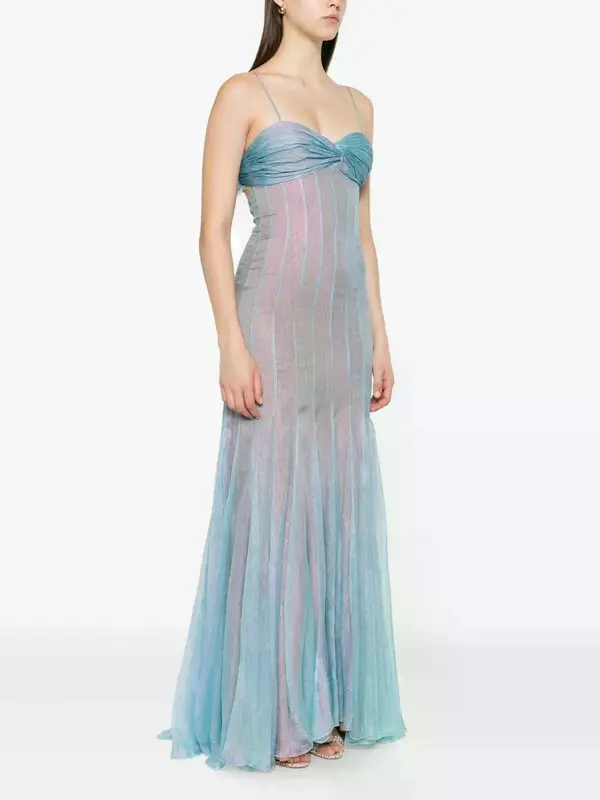 MARIA LUCIA HOHAN Giustina Pleated Silk Dress