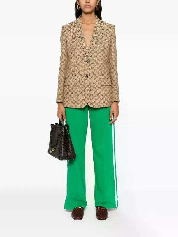 Gucci Gg Canvas Single-breasted Blazer