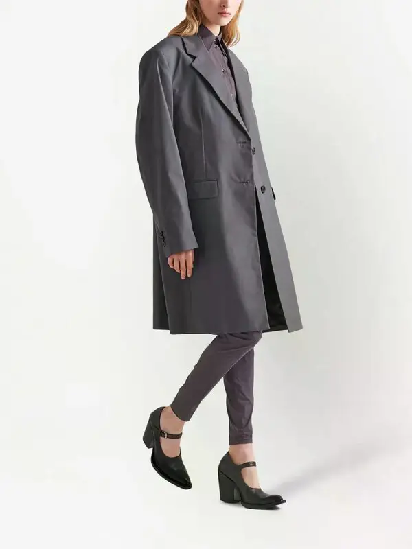 Prada Single-breasted Cotton Coat