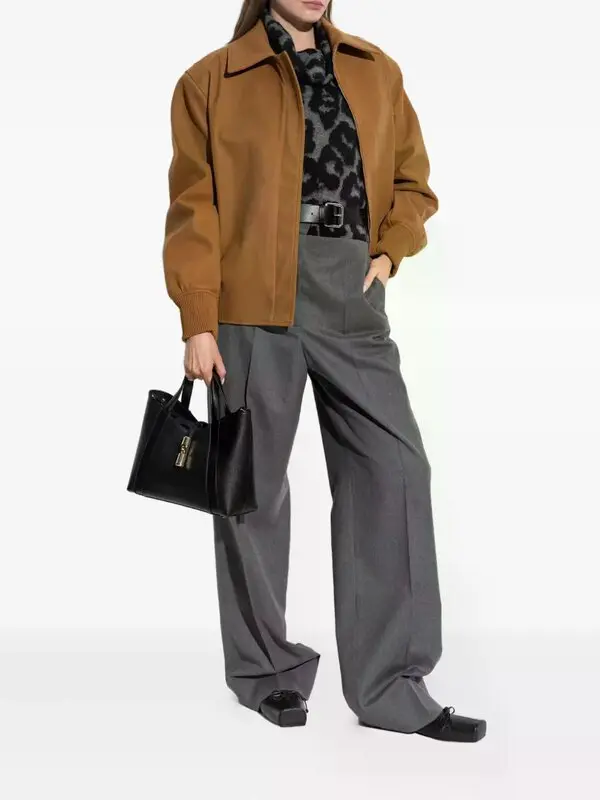 Stella McCartney Collared Ribbed-trim Jacket