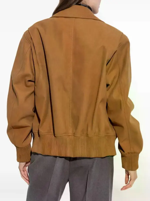 Stella McCartney Collared Ribbed-trim Jacket