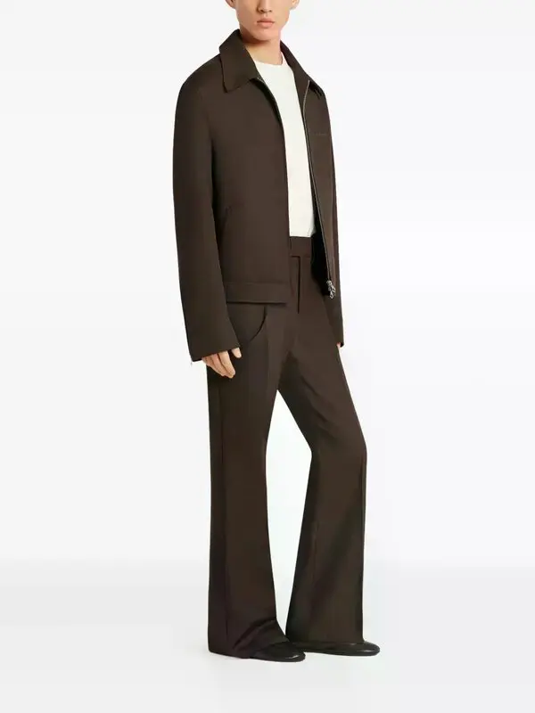 COURREGES Collared Zip-up Jacket