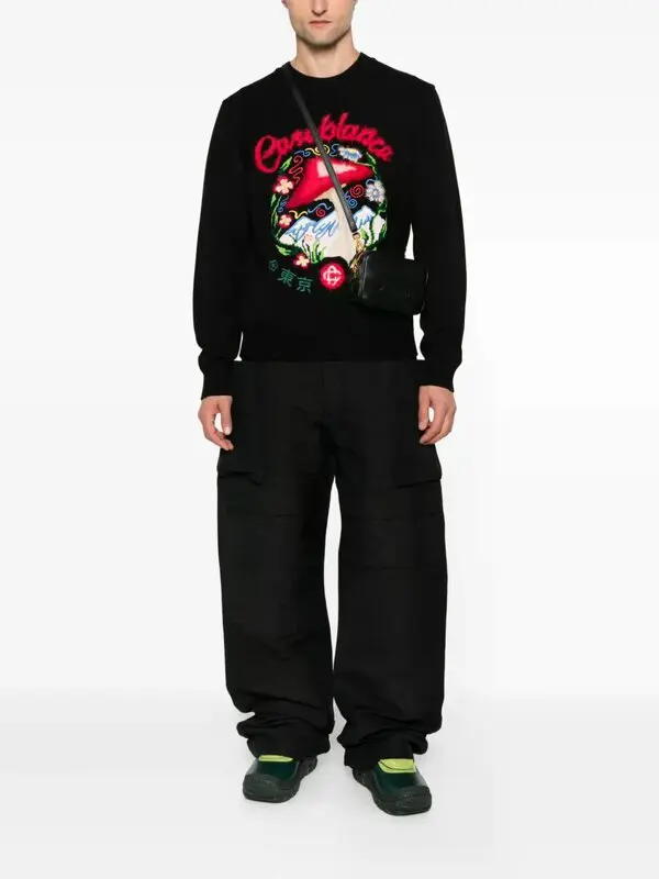 Casablanca Mushroom Emblem Sweater