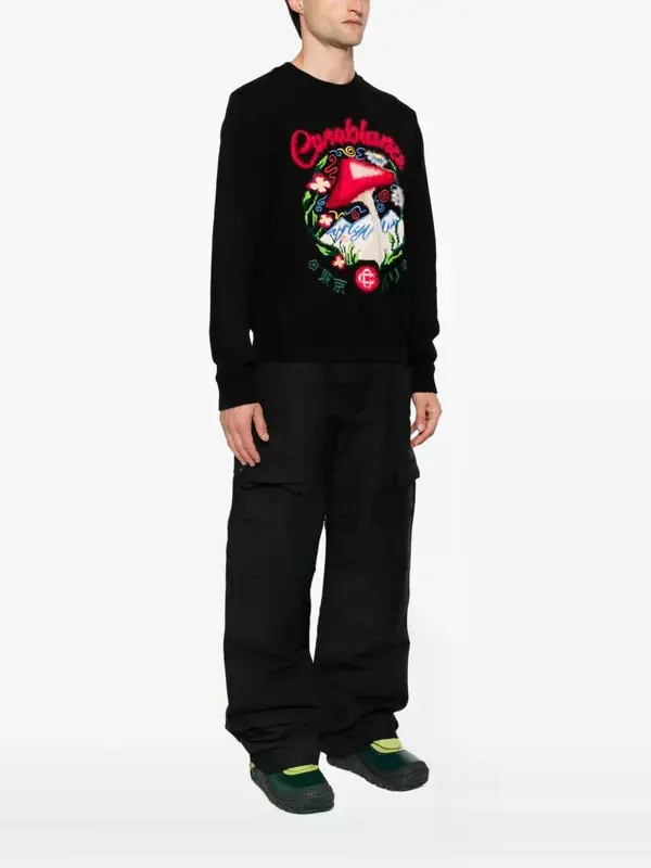 Casablanca Mushroom Emblem Sweater