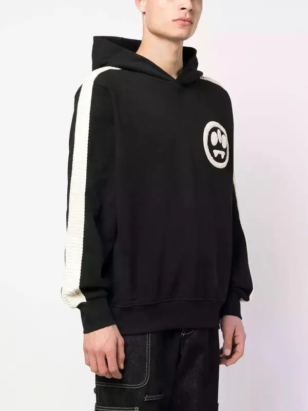 BARROW Motif-print Long-sleeved Hoodie