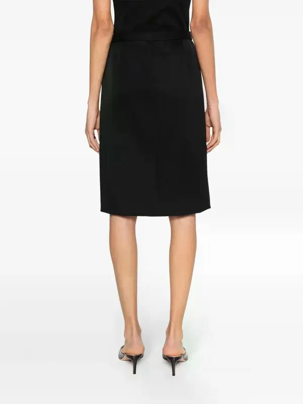 Gucci High-waisted Wool Skirt