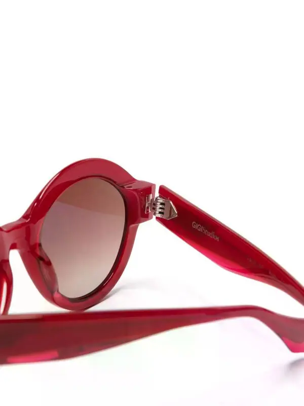 GIGI STUDIOS Glow Round-frame Sunglasses