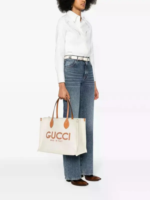 Gucci Logo-print Tote Bag