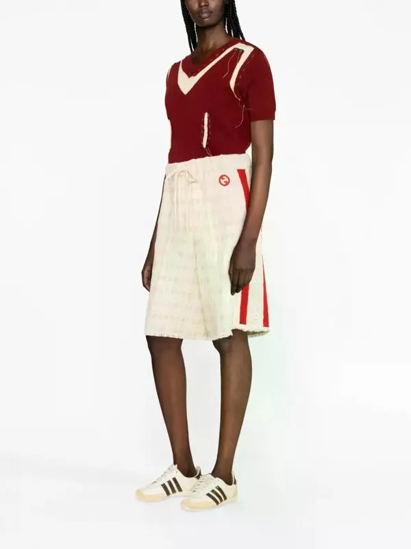 Gucci Tweed Drawstring Shorts