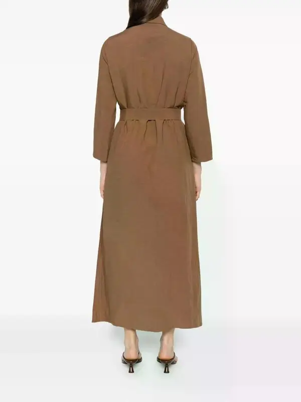 BLANCA VITA Belted Shirt Dress