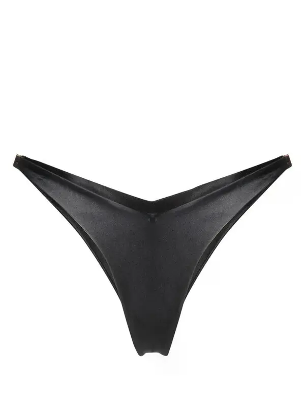 Gcds Logo-hardware Bikini Bottoms - Black