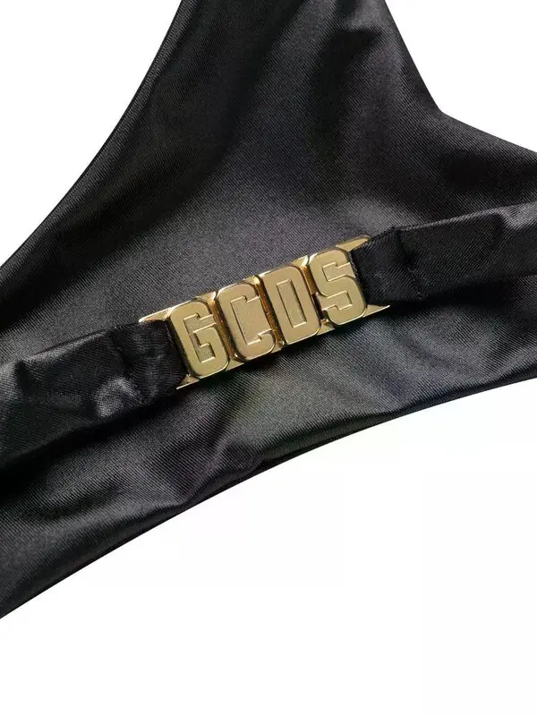 Gcds Logo-hardware Bikini Bottoms - Black