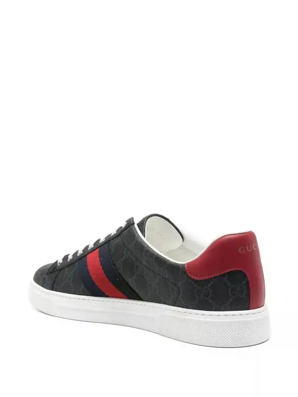 Gucci Ace Logo Web-stripe Sneakers