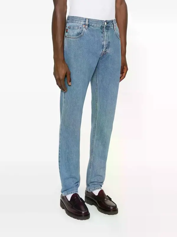 Gucci Web-stripe Tapered Jeans