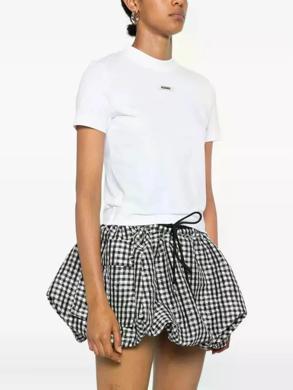Jacquemus Gros Grain Fitted T-shirt - White