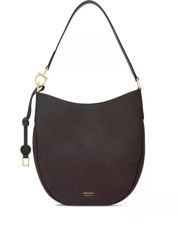 FERRAGAMO Leather Shoulder Bag - Brown