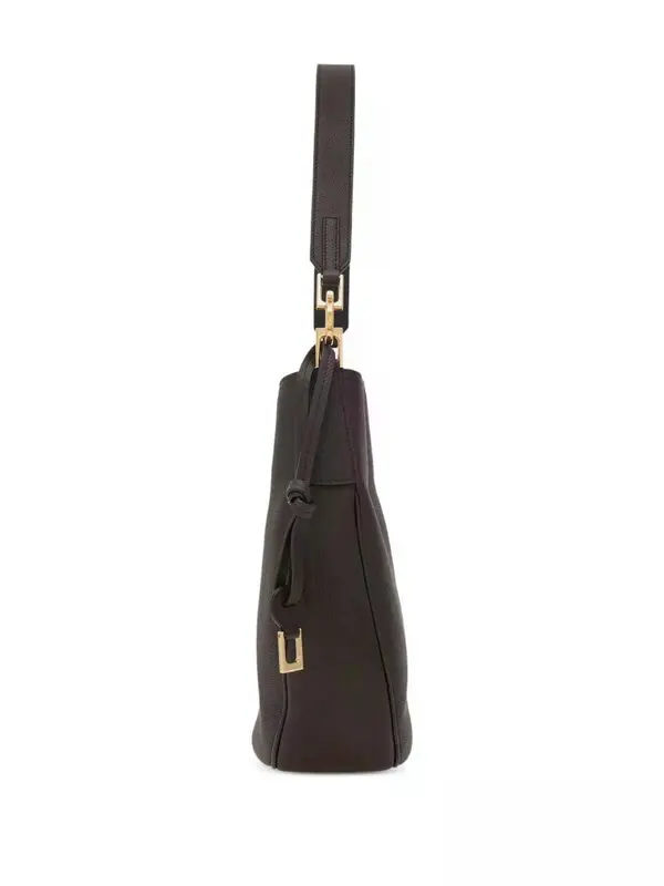 FERRAGAMO Leather Shoulder Bag - Brown