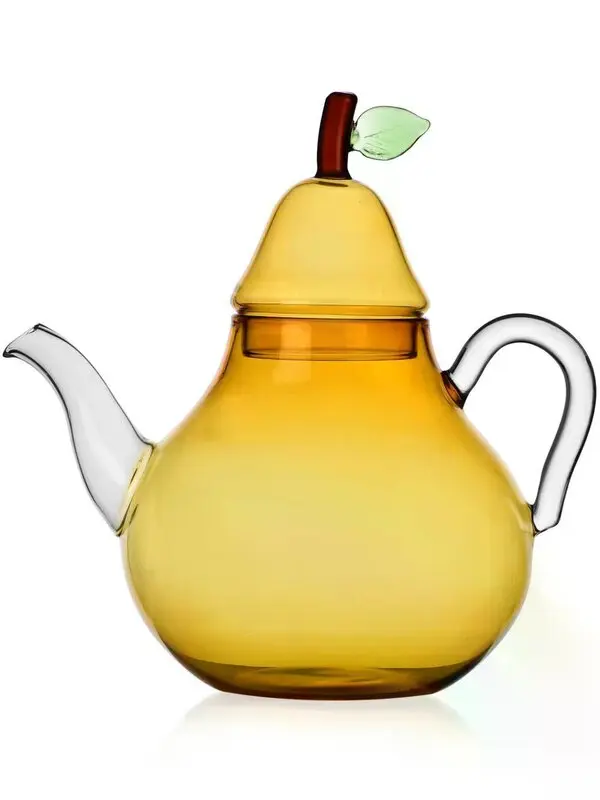 ICHENDORF MILANO Pear Glass Teapot - Yellow