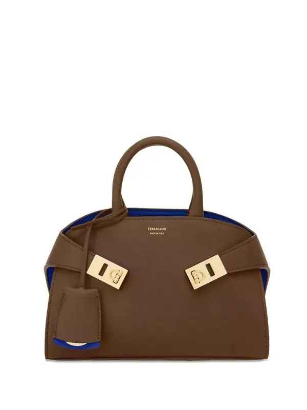 FERRAGAMO Xs Hug Tote Bag - Brown