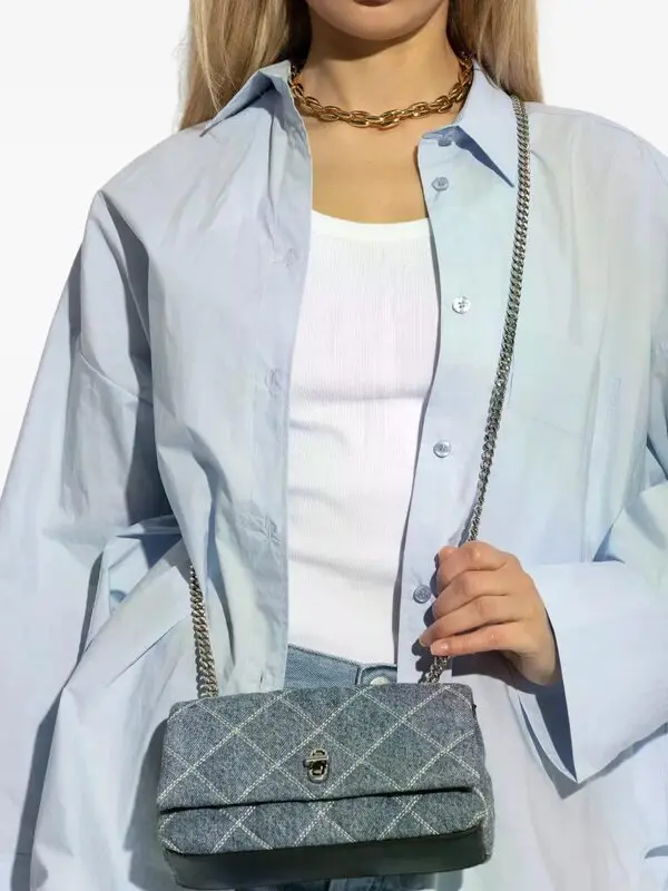 Marc Jacobs The Quilted Small Dual Chain Crossbody Bag