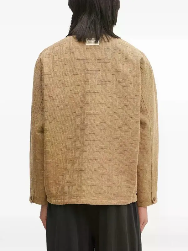 Kenzo Patterned-weave Workwear Jacket