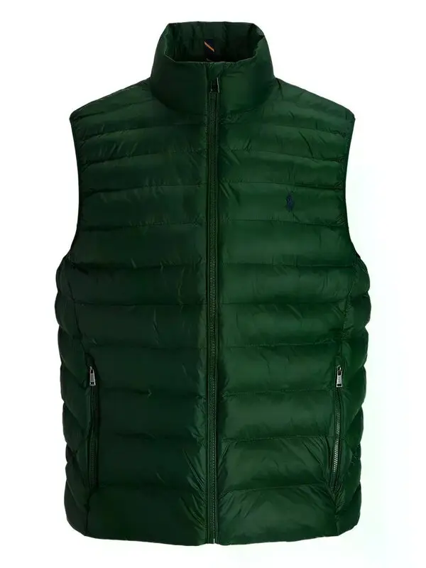 Polo Ralph Lauren Logo-embroidered Padded Vest - Green