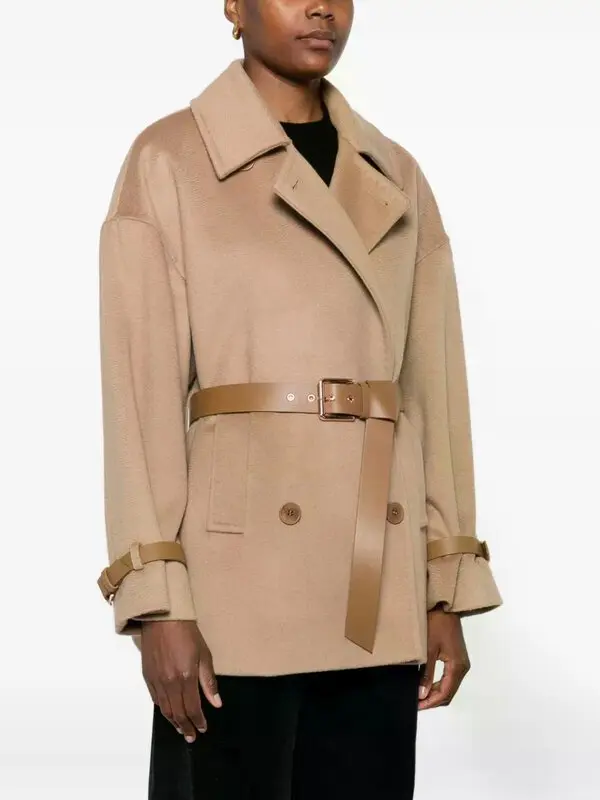 Max Mara Double-breasted Belted Coat