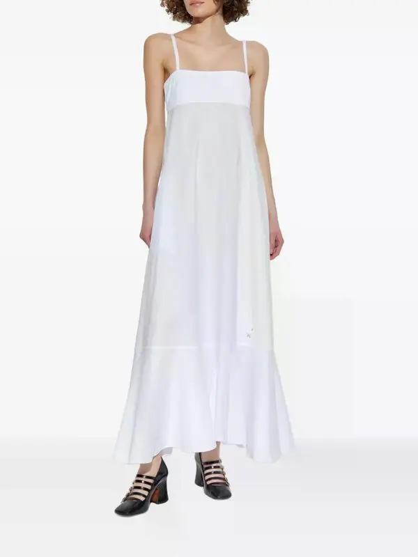 Moschino Embroidered-detail Maxi Dress
